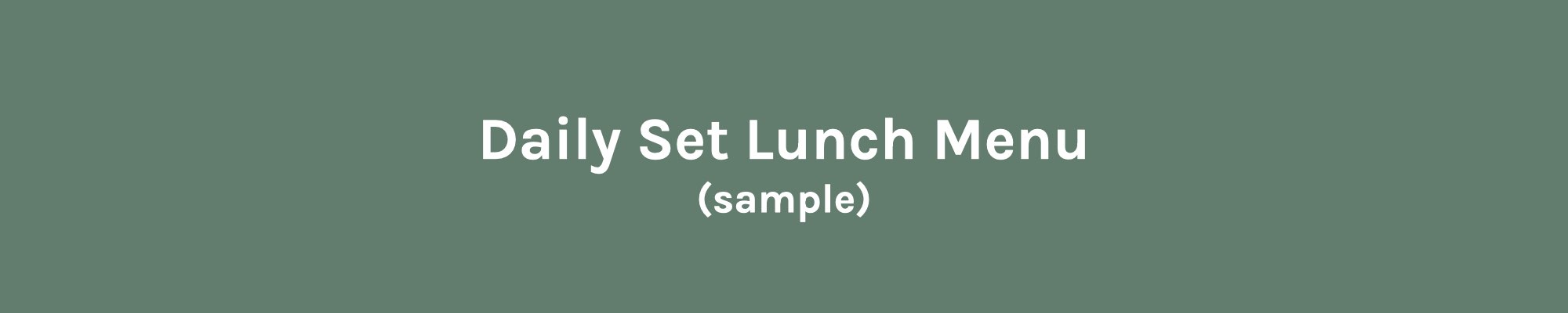 Our Menus - The Coach, Hacklinge