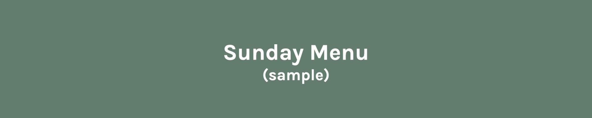 Our Menus - The Coach, Hacklinge